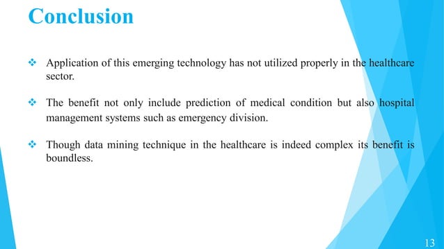 Data Mining : Healthcare Application | PDF | Databases | Computer Software and Applications