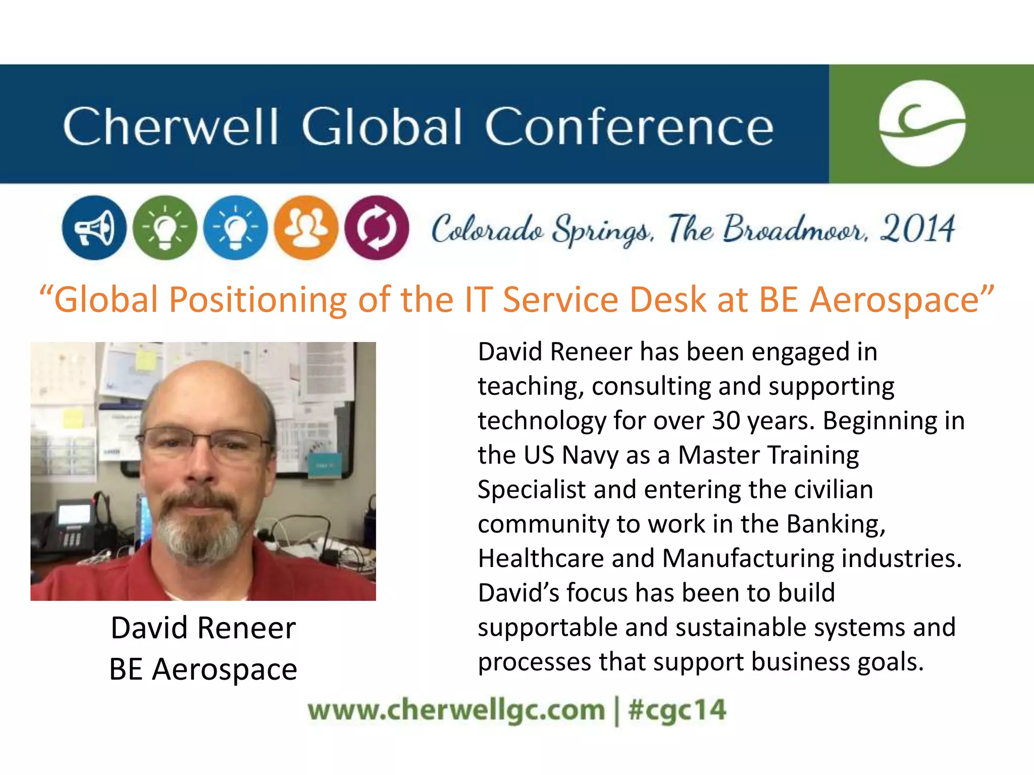 Global Positioning of the IT Service Desk | PPTX