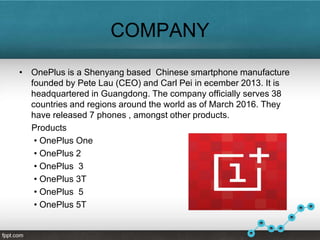 Marketing Analysis on OnePlus | PPT
