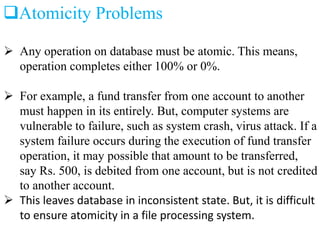 Disadvantages of file management system (file processing systems) | PPTX