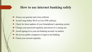 Overview of information system and its need in banks ,Online banking ...