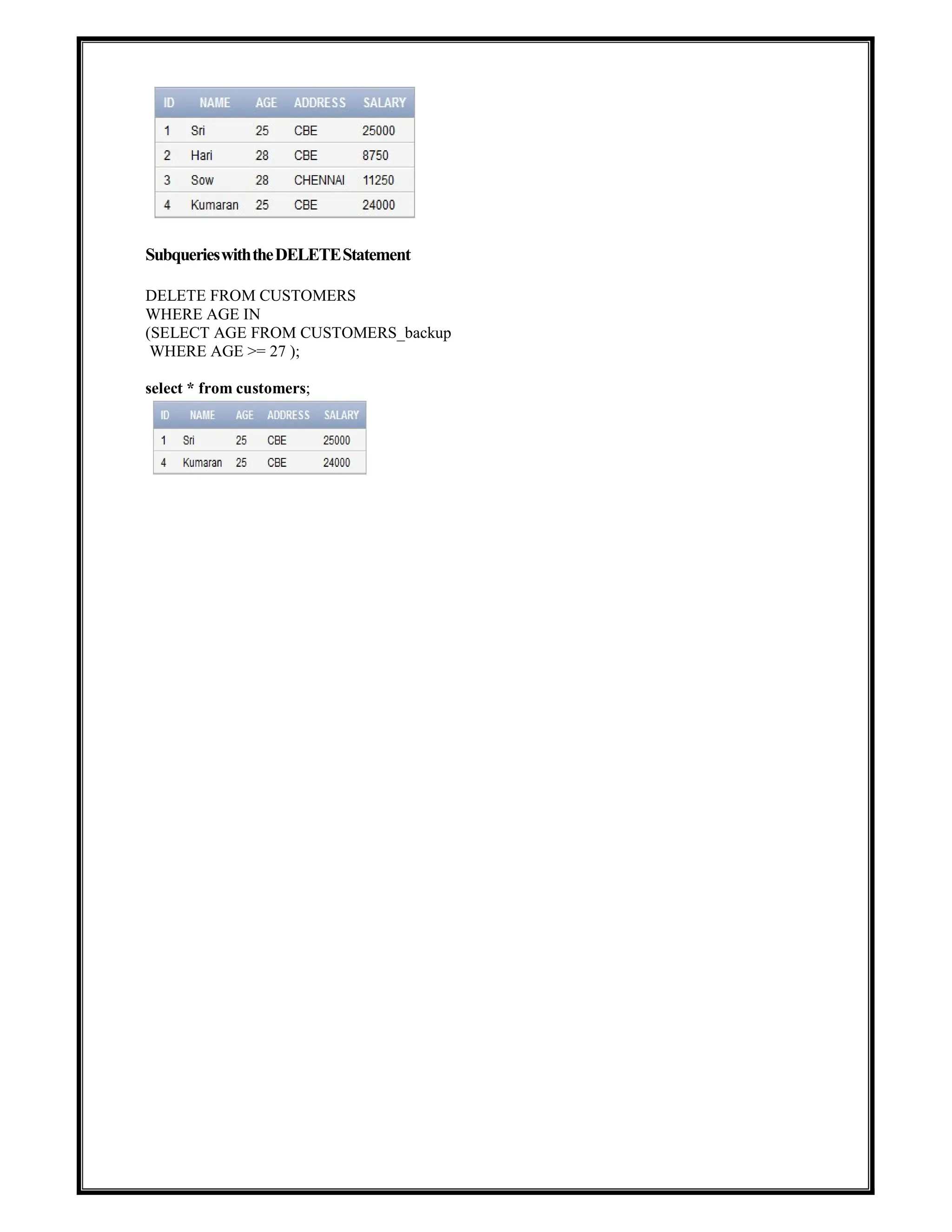 Final DBMS Manual (2).pdf final lab manual | PDF | Databases | Computer Software and Applications