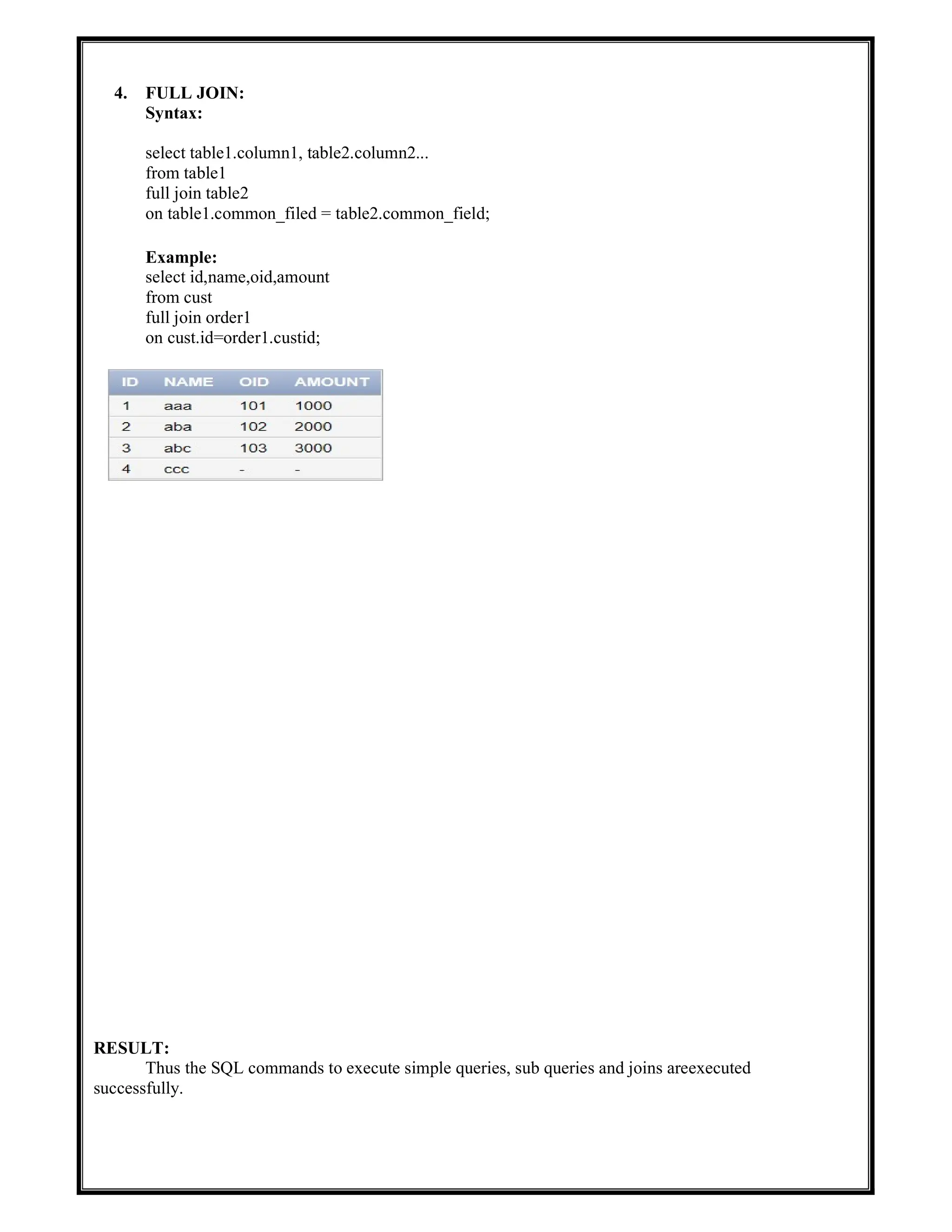 Final DBMS Manual (2).pdf final lab manual | PDF | Databases | Computer Software and Applications