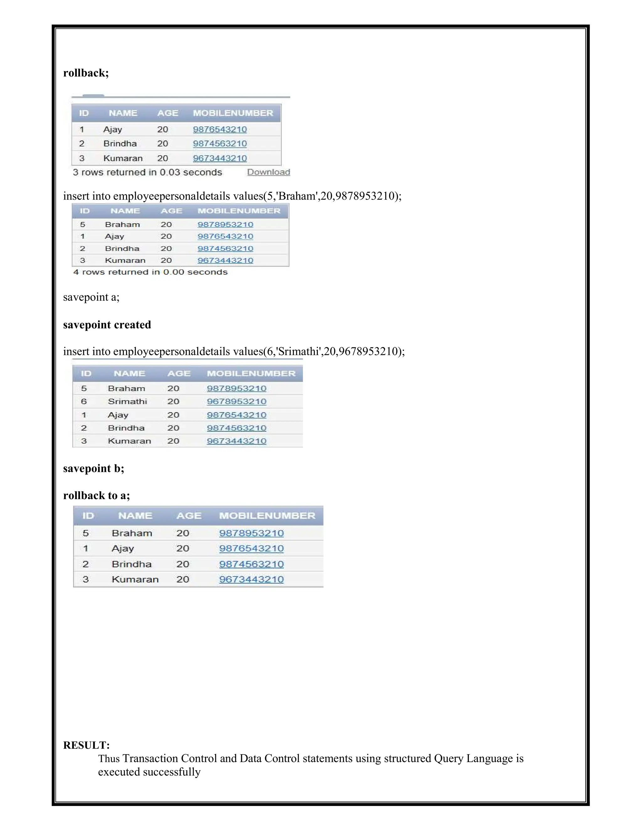 Final DBMS Manual (2).pdf final lab manual | PDF | Databases | Computer Software and Applications