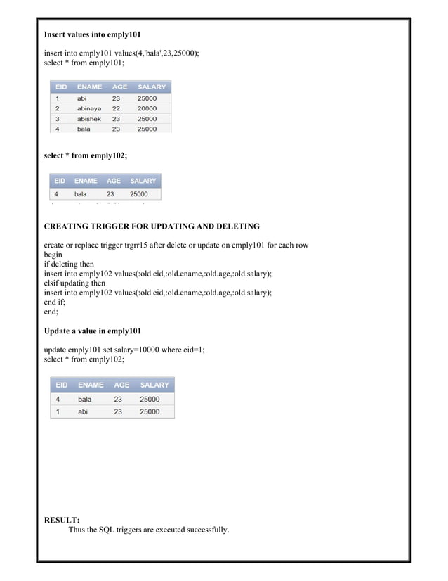 Final DBMS Manual (2).pdf final lab manual | PDF | Databases | Computer Software and Applications