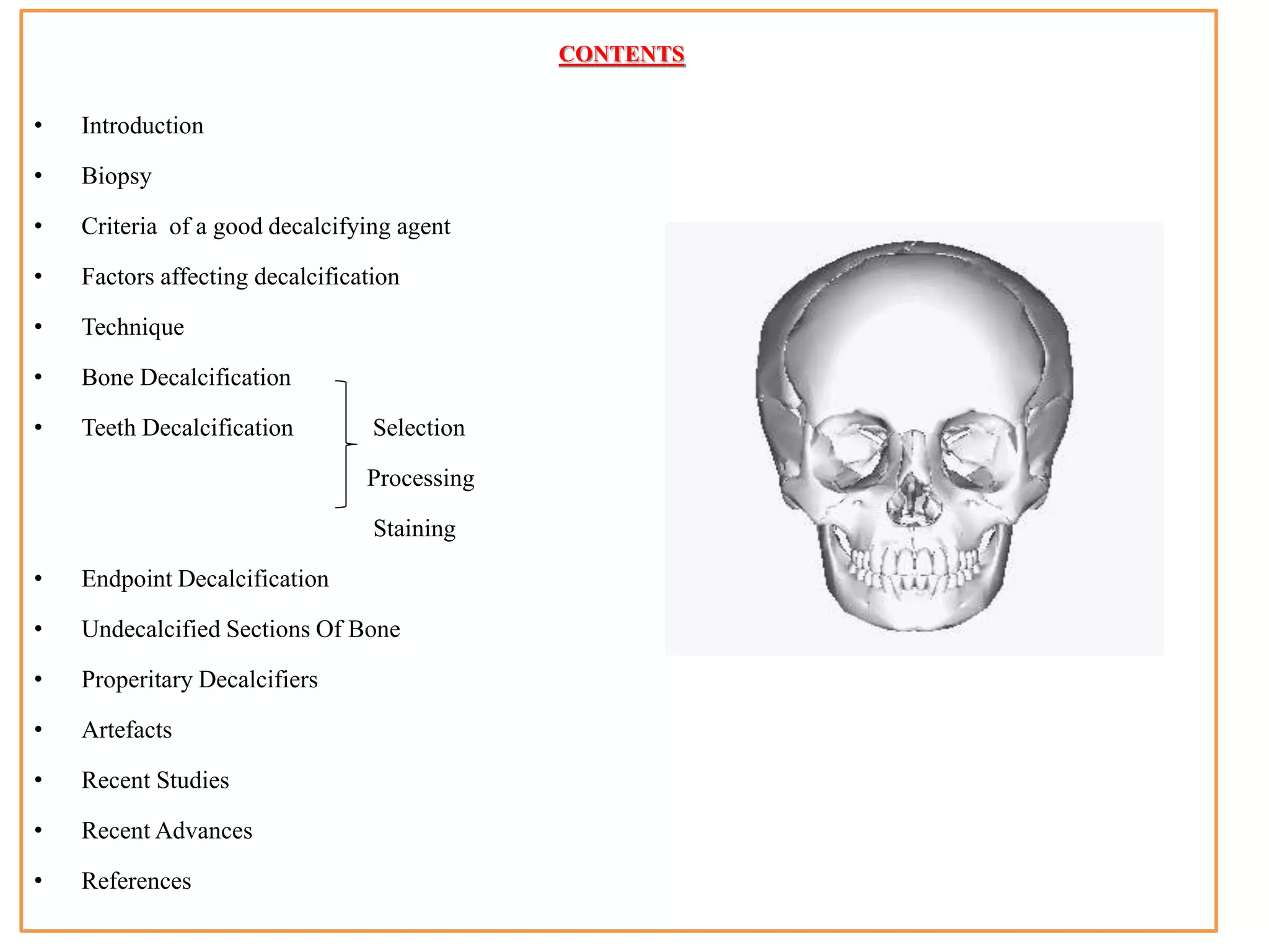 DECALCIFICATION | PPTX