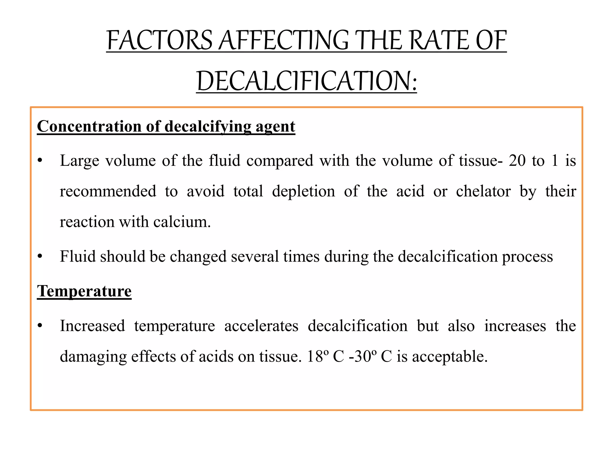 DECALCIFICATION | PPTX