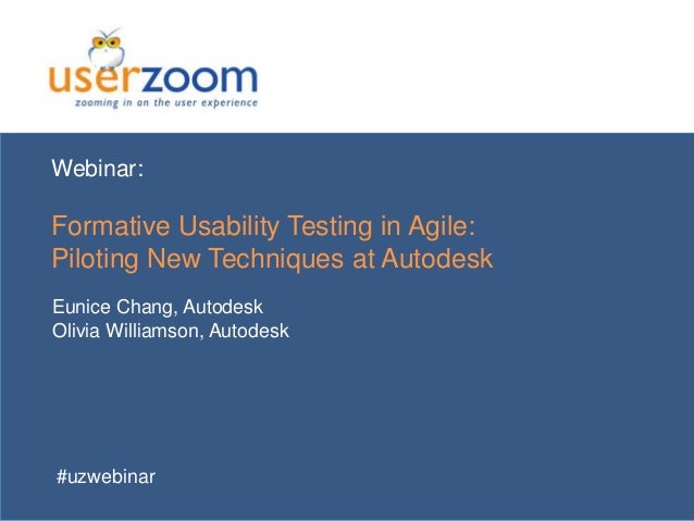 Formative Usability Testing in Agile: Piloting New Techniques at Auto…