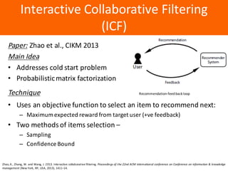 Preference Elicitation in Recommender Systems | PPT