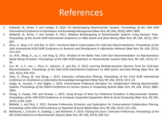 Preference Elicitation in Recommender Systems | PPT