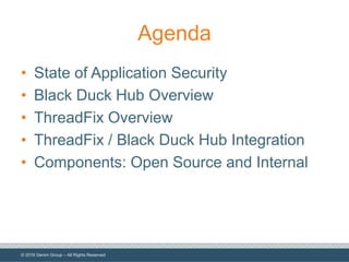 Create a Unified View of Your Application Security Program – Black Duck Hub and ThreadFix | PPT