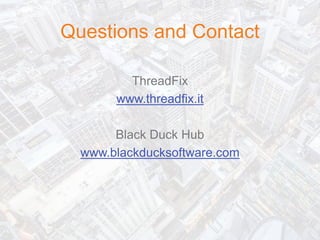 Create a Unified View of Your Application Security Program – Black Duck Hub and ThreadFix | PDF