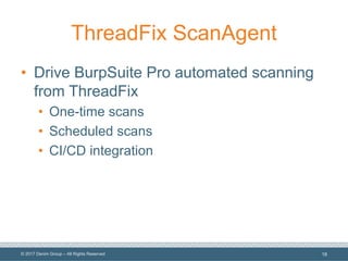 Elevate Your Application Security Program with Burp Suite and ThreadFix | PDF