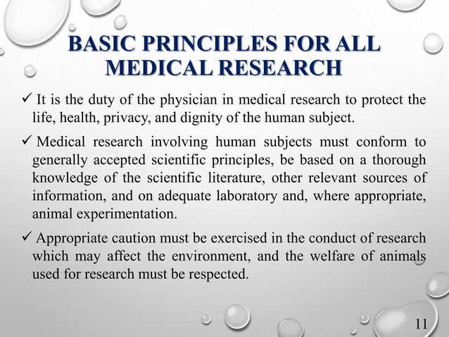 declaration of helsinki ppt | PPTX | Pharmaceutical Drugs | Medical Health