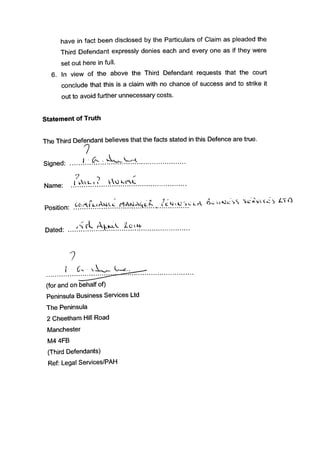 Final defence | PDF | Legal Services Industry | Industries