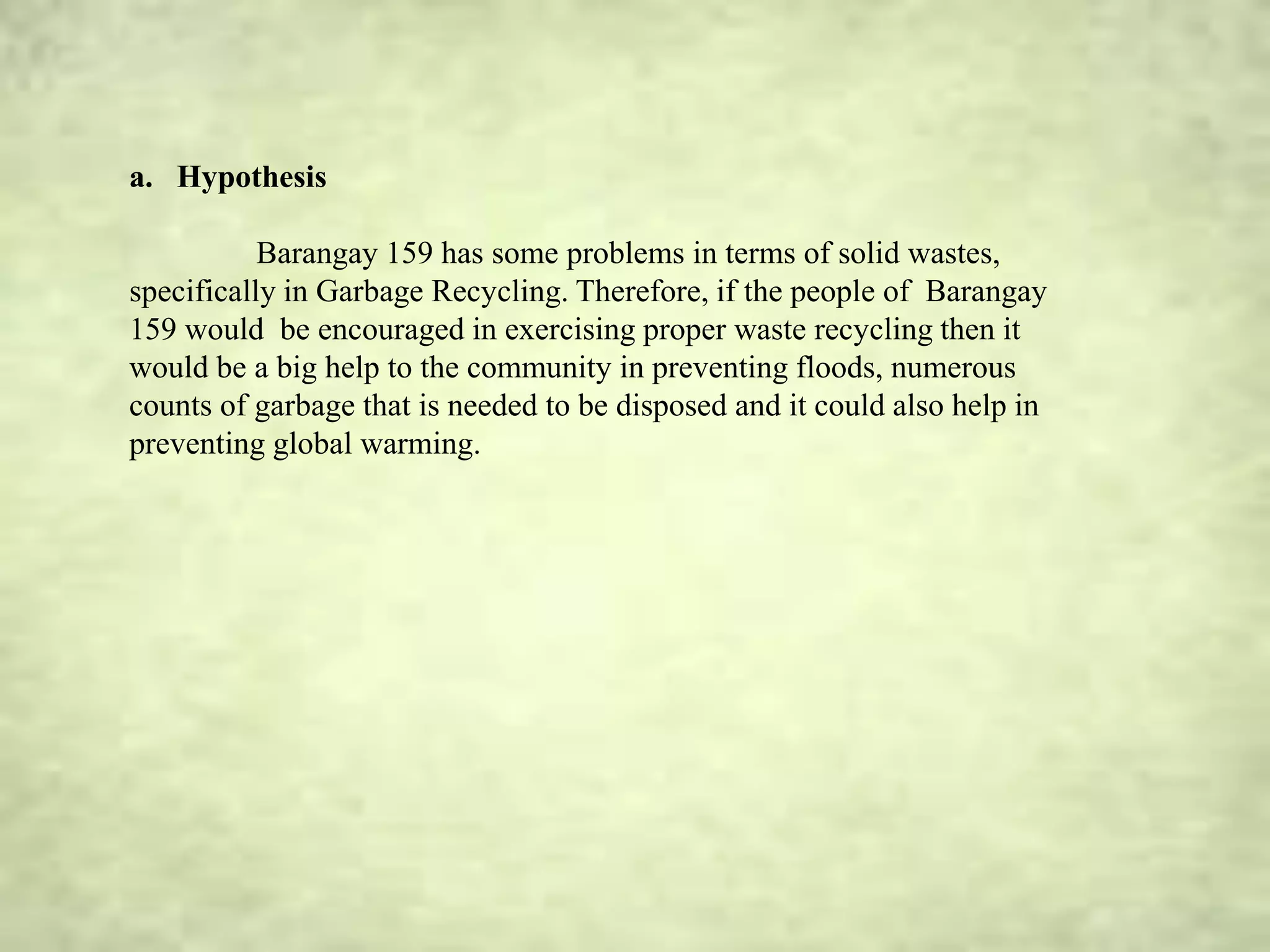 Waste Management Research - City University of Pasay (BPG) | PPTX