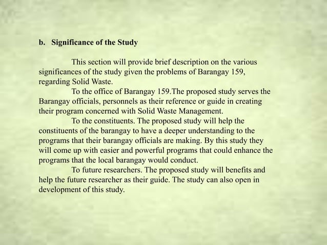 Waste Management Research - City University of Pasay (BPG) | PPTX ...