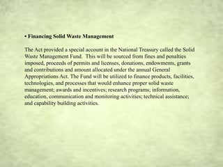 Waste Management Research - City University of Pasay (BPG) | PPTX