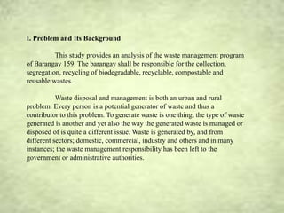 Waste Management Research - City University of Pasay (BPG) | PPTX