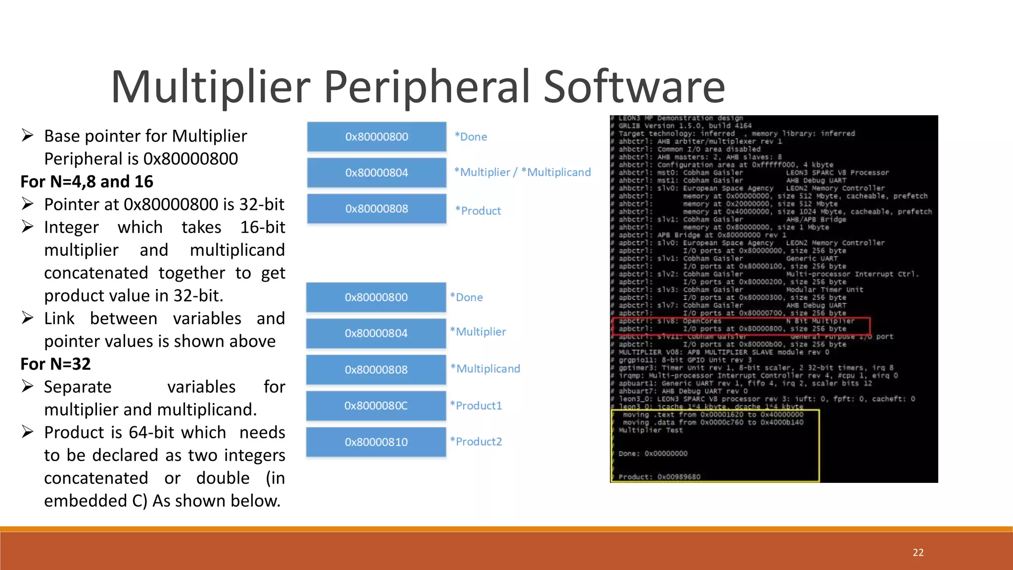 A 32-Bit Parameterized Leon-3 Processor with Custom Peripheral Integration | PPTX