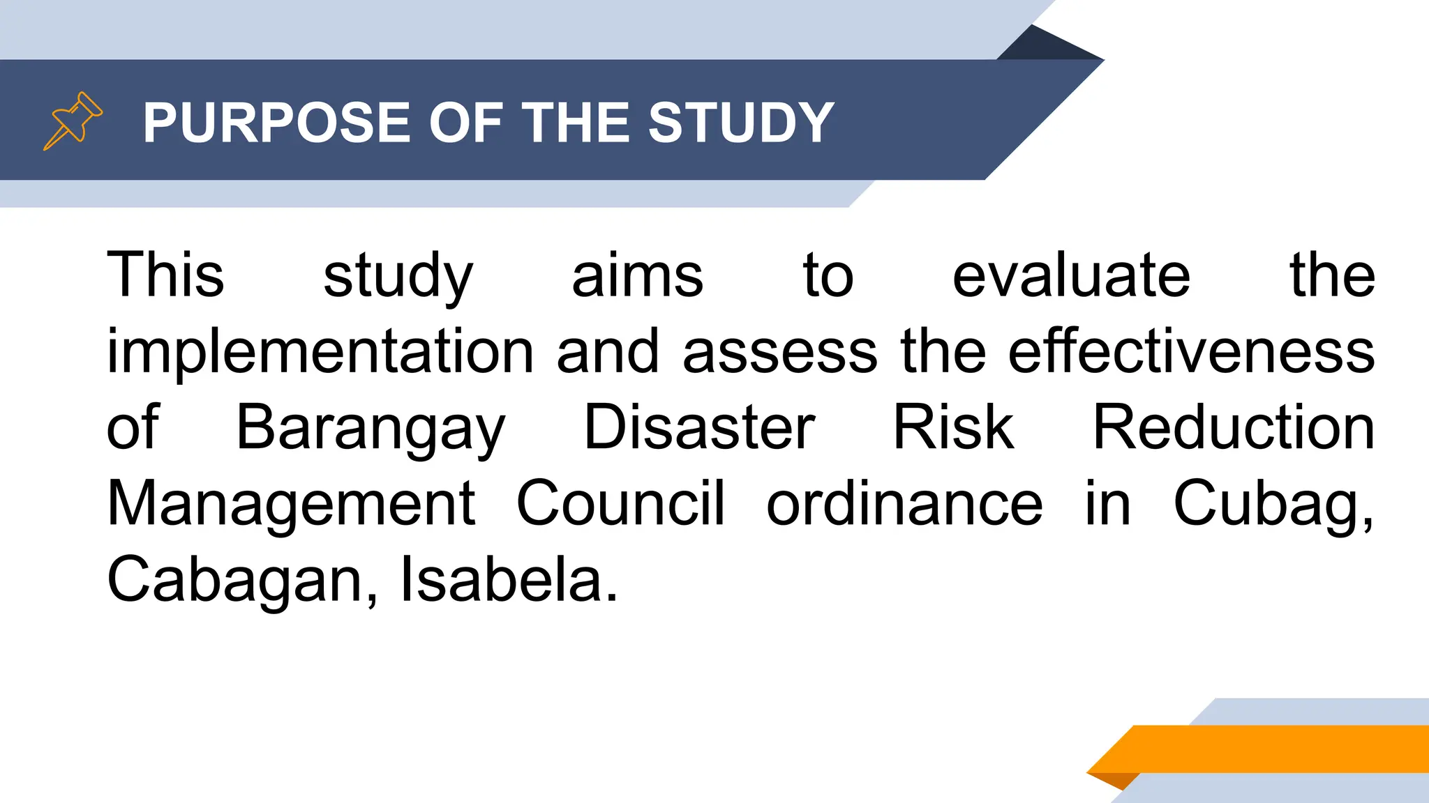 BARANGAY DISASTER RISK REDUCTION MANAGEMENT COUNCIL RESEARCH POWERPOINT ...