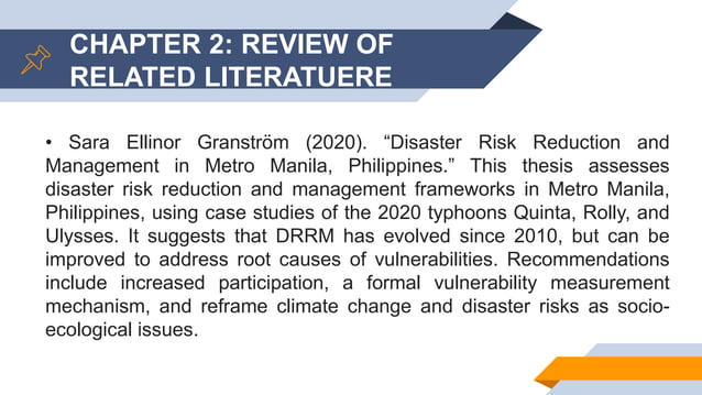 BARANGAY DISASTER RISK REDUCTION MANAGEMENT COUNCIL RESEARCH POWERPOINT ...