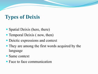Final deixis | PPT