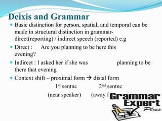 Final deixis | PPT