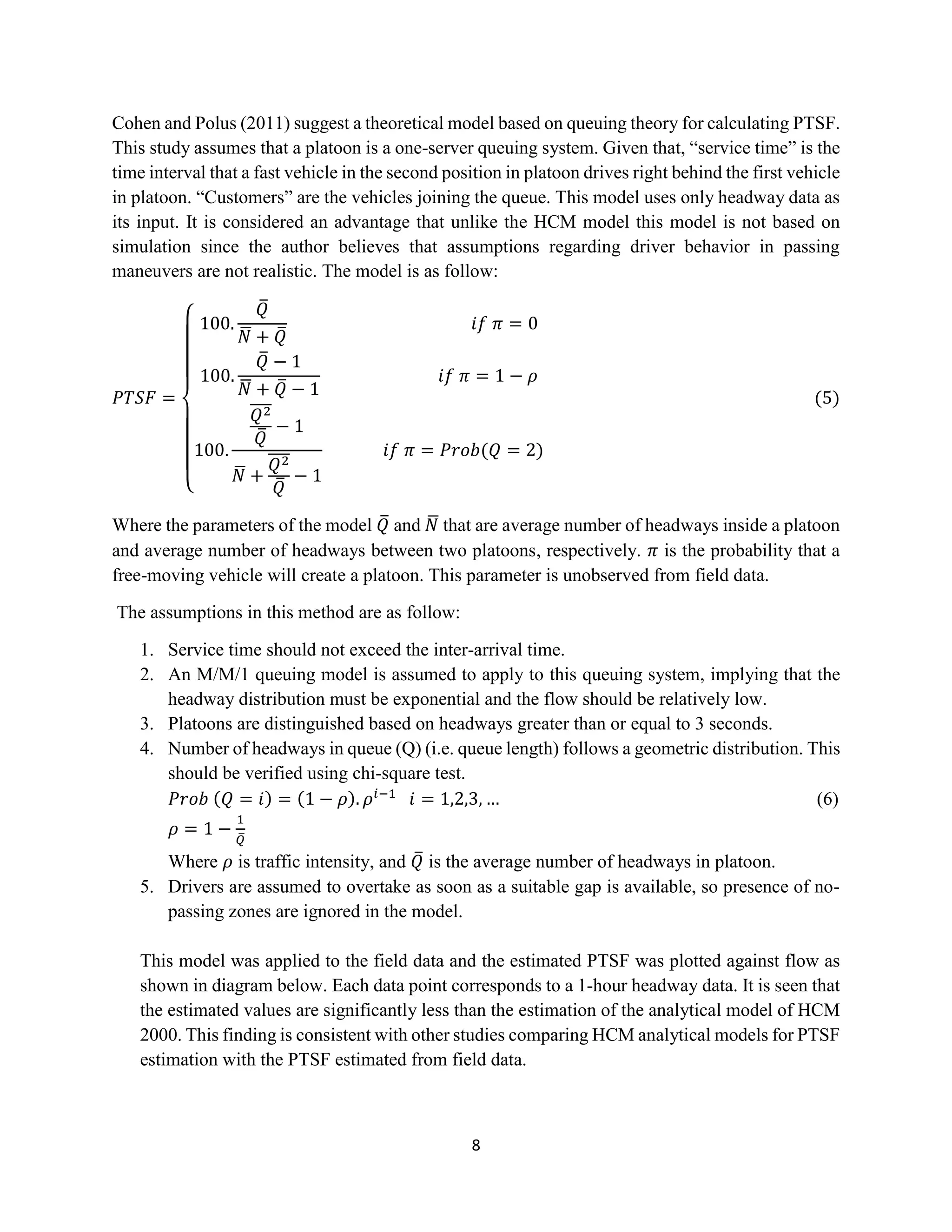 Traffic Flow Theory Final Paper | PDF | Auto Type | Automotive