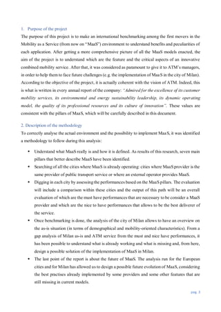 International Benchmarking of business models enacted by main MaaS providers | PDF