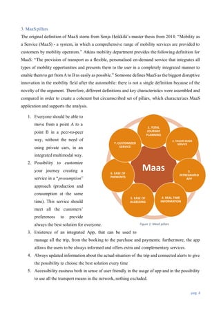 International Benchmarking of business models enacted by main MaaS ...