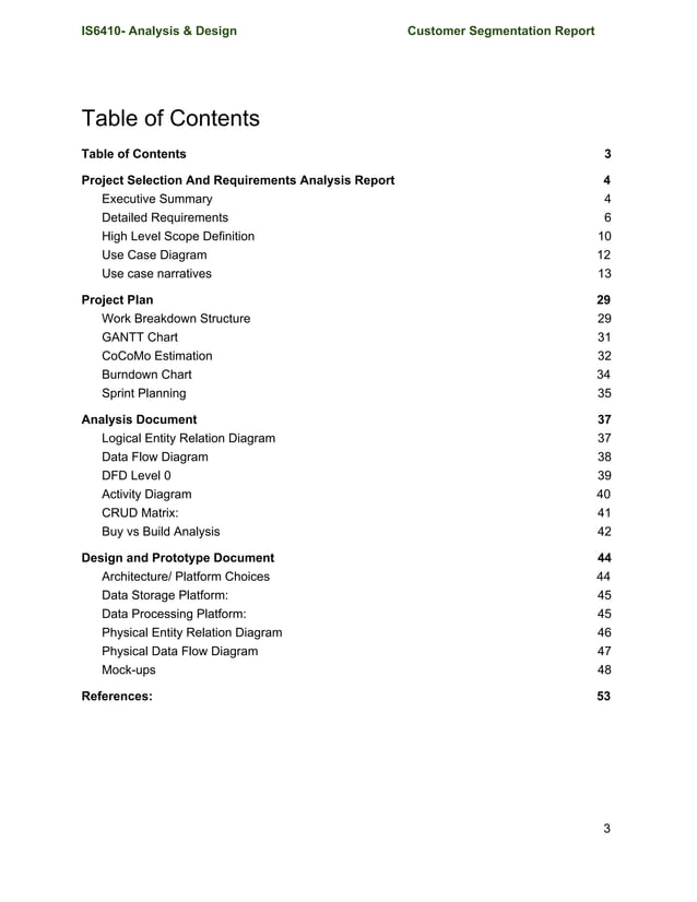Customer Segmentation Project | PDF