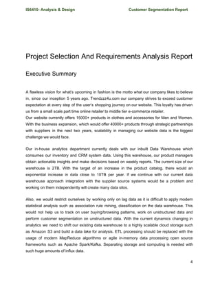 Customer Segmentation Project | PDF