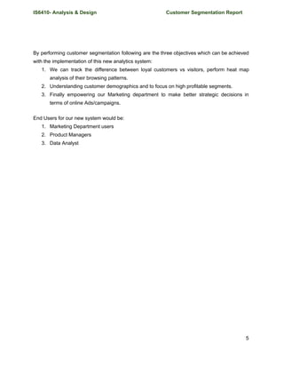 Customer Segmentation Project | PDF