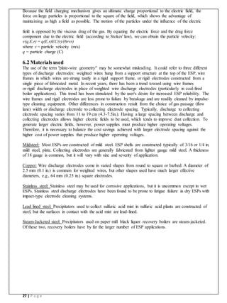 ELECTROSTATIC PRECIPITORS | DOCX