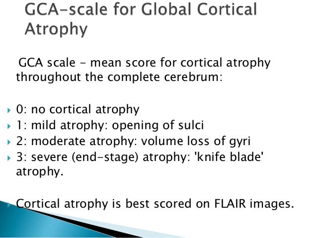 Radiological evaluation of Dementia