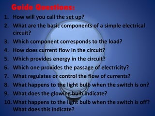 Simple circuit with activity | PPTX