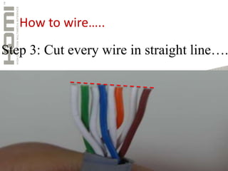 Straight&Cross-over cable connection | PPTX