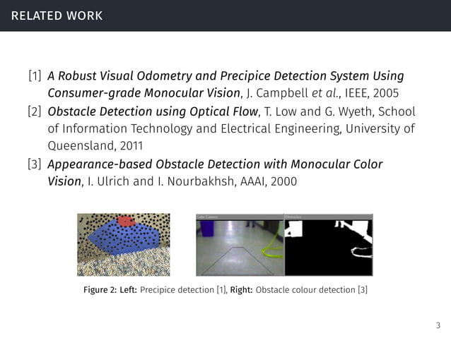 Estimation of Terrain Gradient Conditions & Obstacle Detection Using a Monocular Vision-based ...