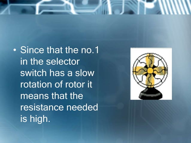 Electric fan | PPTX | Home Appliances | Home & Garden