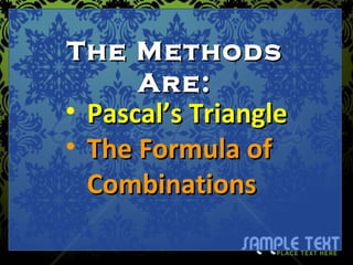 BINOMIALTHEOREM | PPT