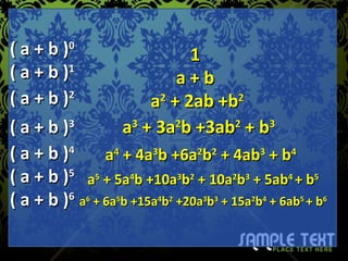 BINOMIALTHEOREM | PPT