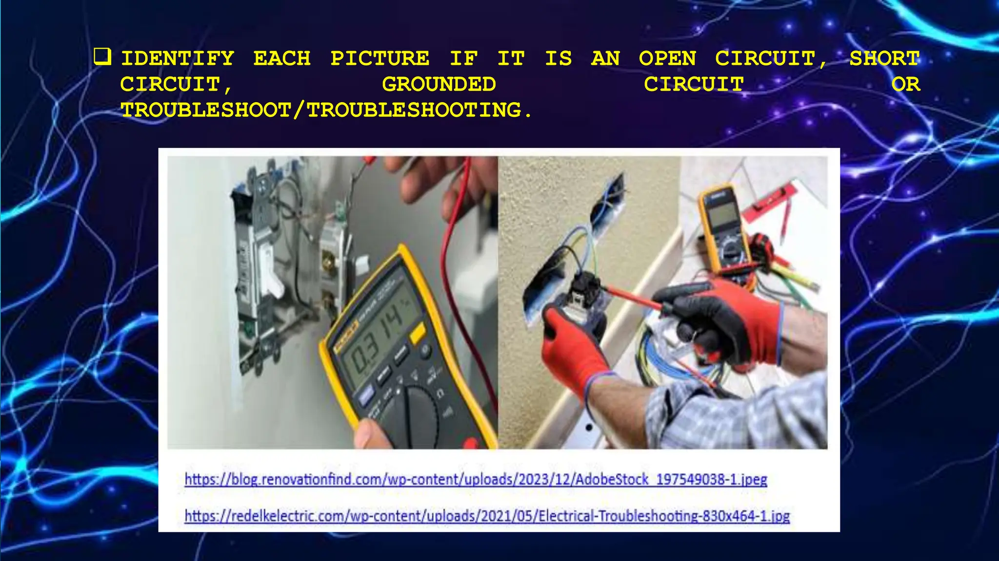 Trouble shooting electrical defects in ELECTRICAL INSTALLATION | PPTX