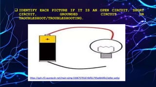 Trouble shooting electrical defects in ELECTRICAL INSTALLATION | PPTX