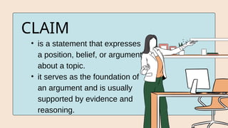 Claim and counterclaim lesson in secondary | PPTX