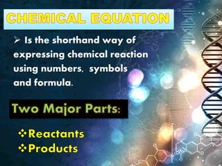 Writing and Balancing Chemical Equation | PPTX