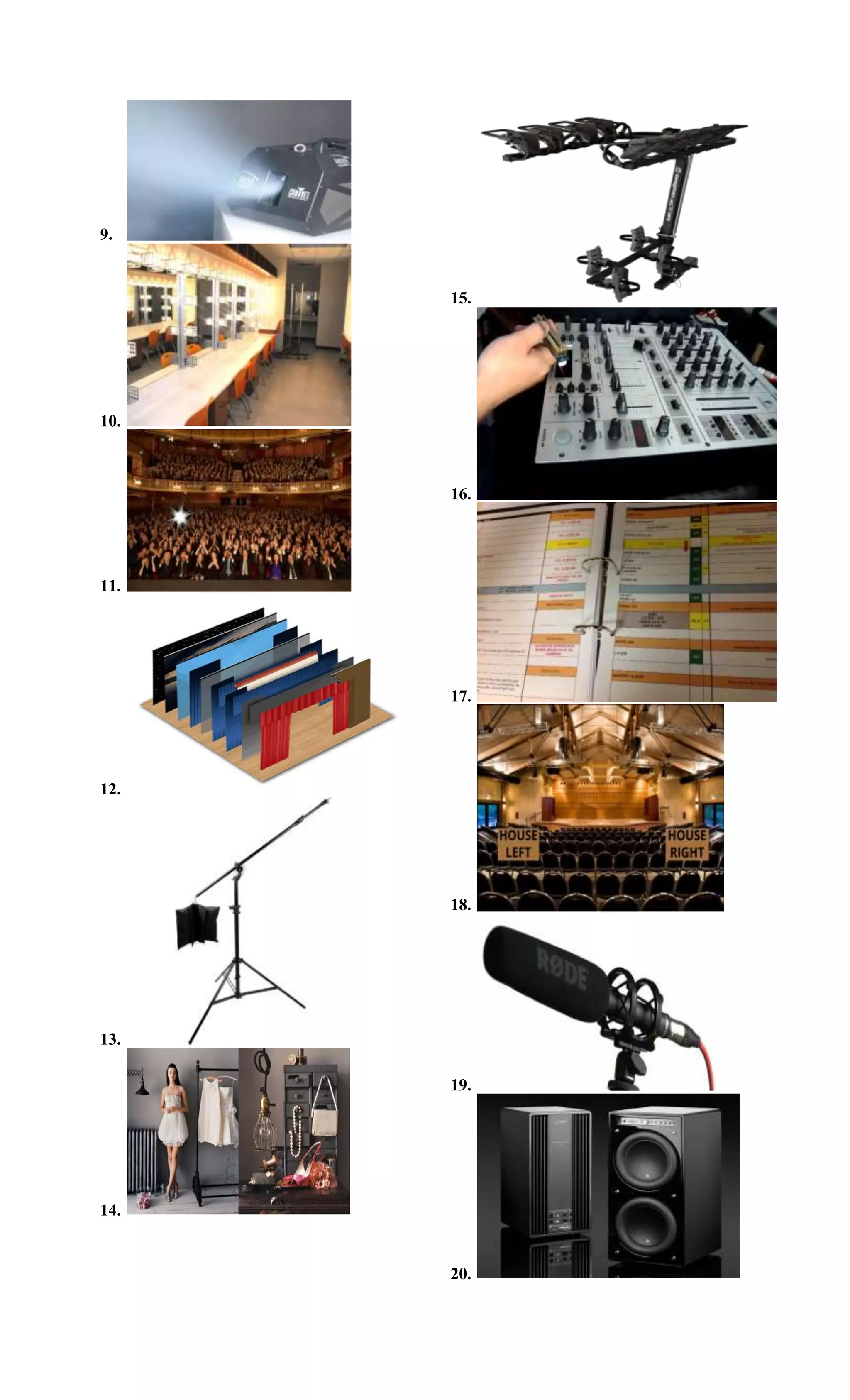 Final demo technical vocabulary for drama and theater Lesson Plan TMDI ...
