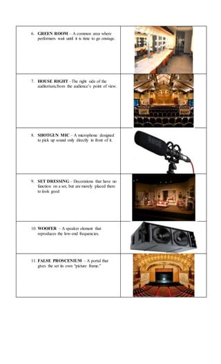 Final demo technical vocabulary for drama and theater Lesson Plan TMDI ...