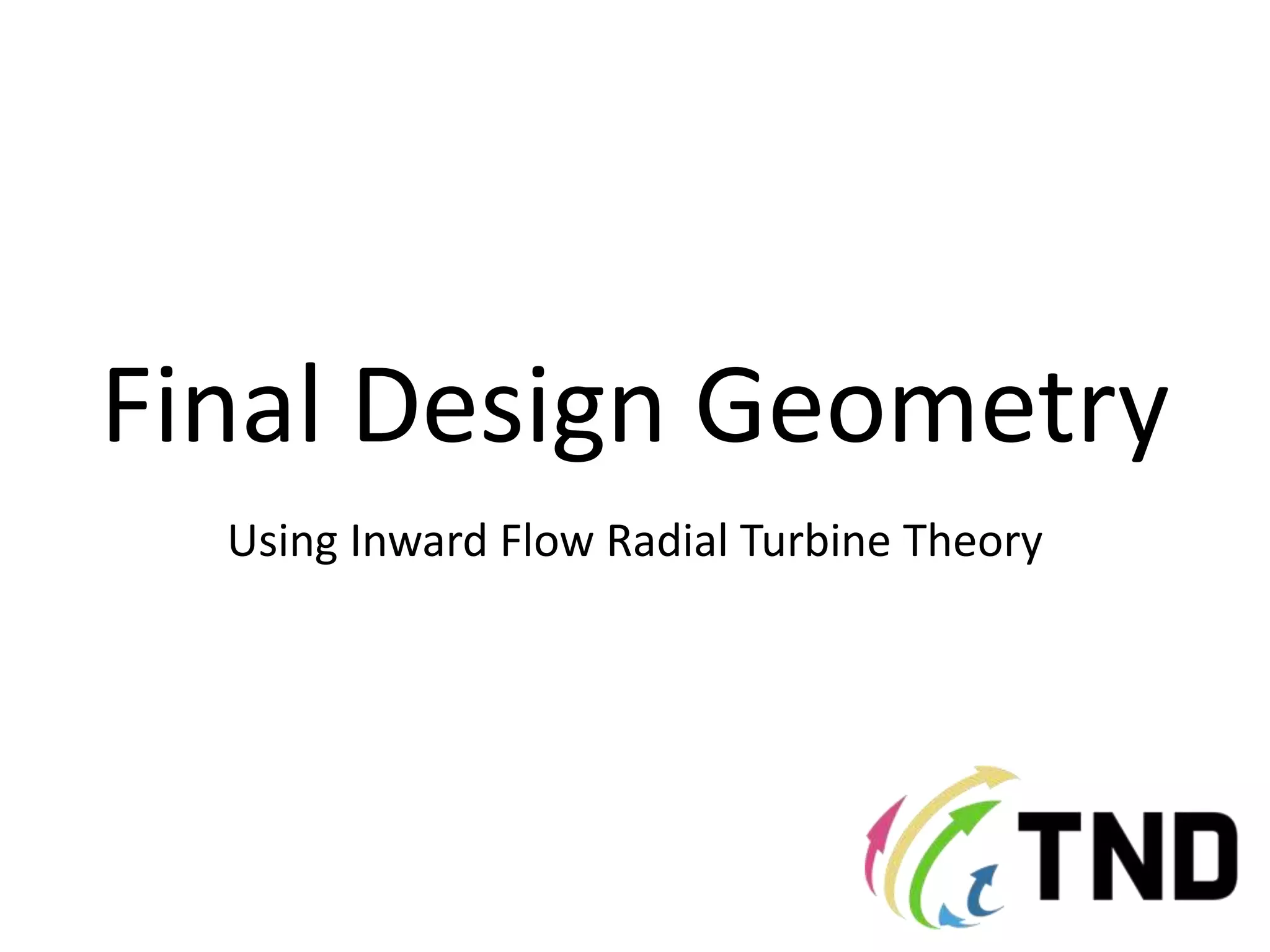 Final Design Geometry Selection | PPT
