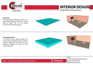 Akshra, Interior Design , Dezyne E'cole College. | PPT